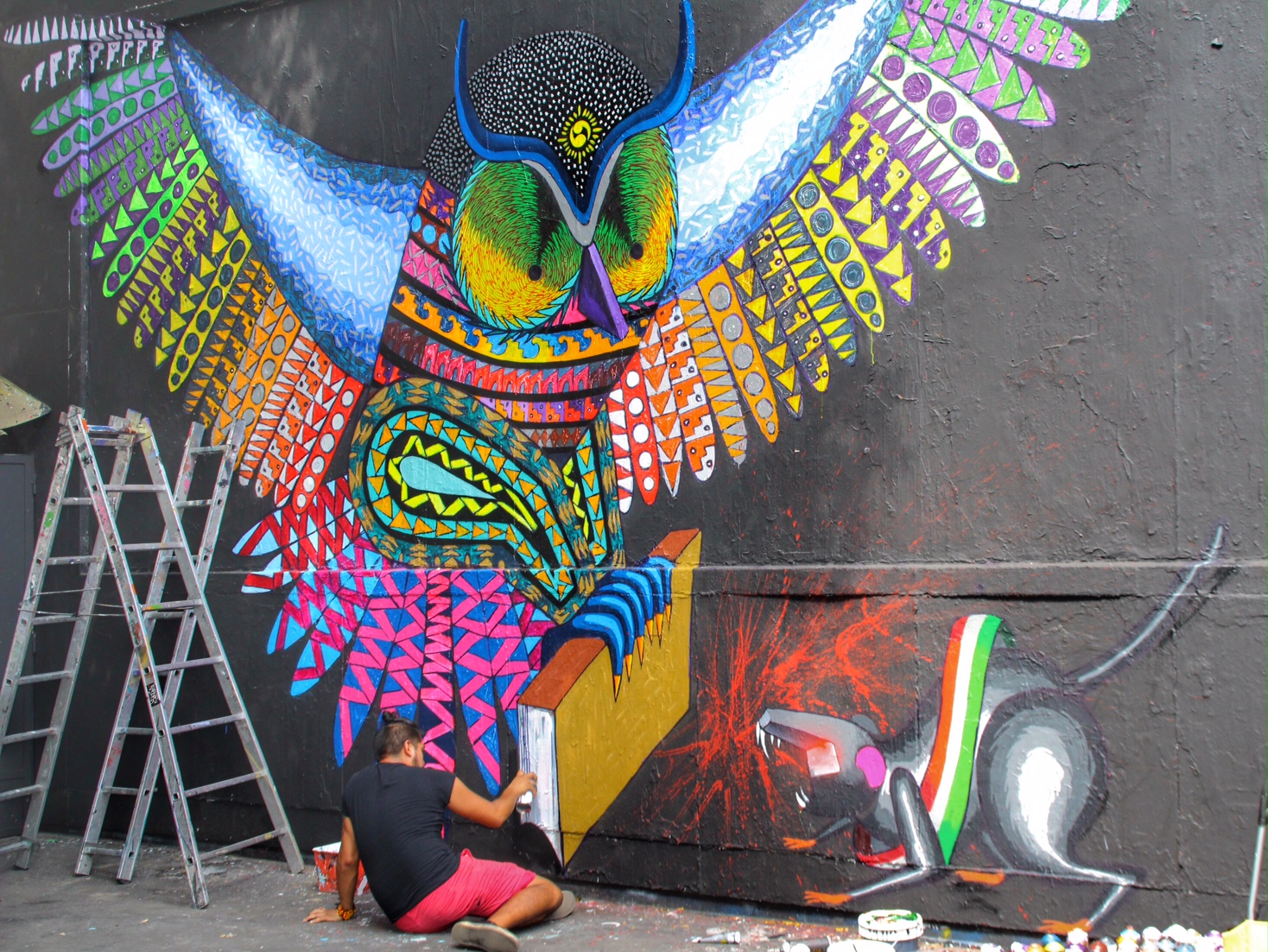 Le mur Oberkampf by Spaik – Art & Daily Fix